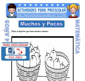 Muchos y Pocos para Niños de 4 Años | Actividades para Preescolar – 2026