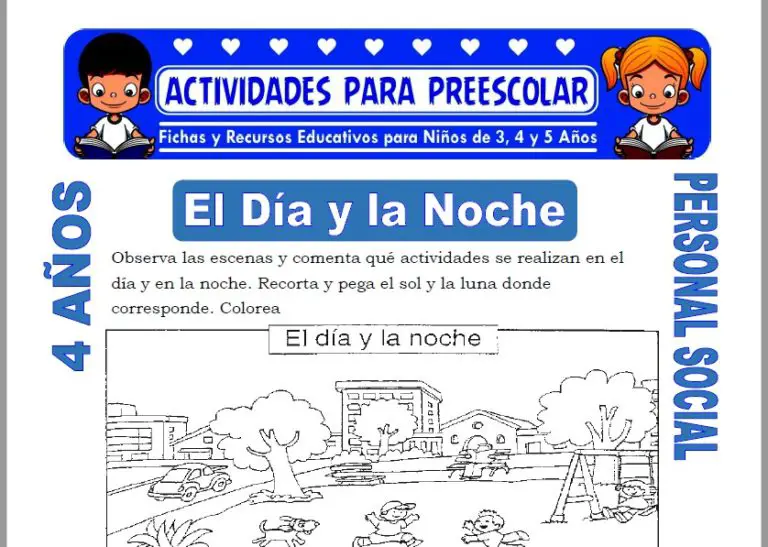 El Día y la Noche para Niños de 4 Años | Actividad Preescolar – 2026